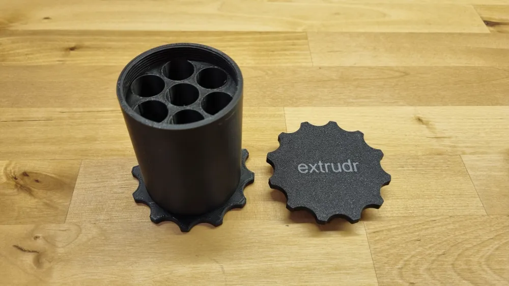 Spool Weight for 1kg extrudr (d=52mm, l=67mm) Remixed by threadstone ...