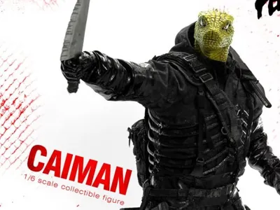 Boneco de Ação Anime Caiman - Modelo gratuito para impressão 3D ...