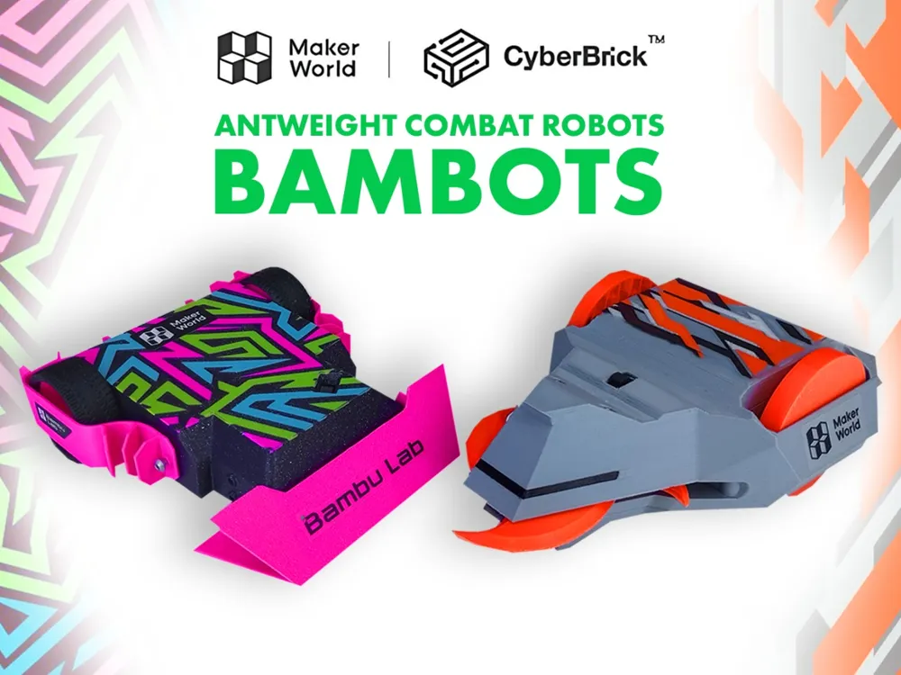 INTERCEPTOR Antweight Combat Robot for Cyberbrick by FADY MakerWorld ...