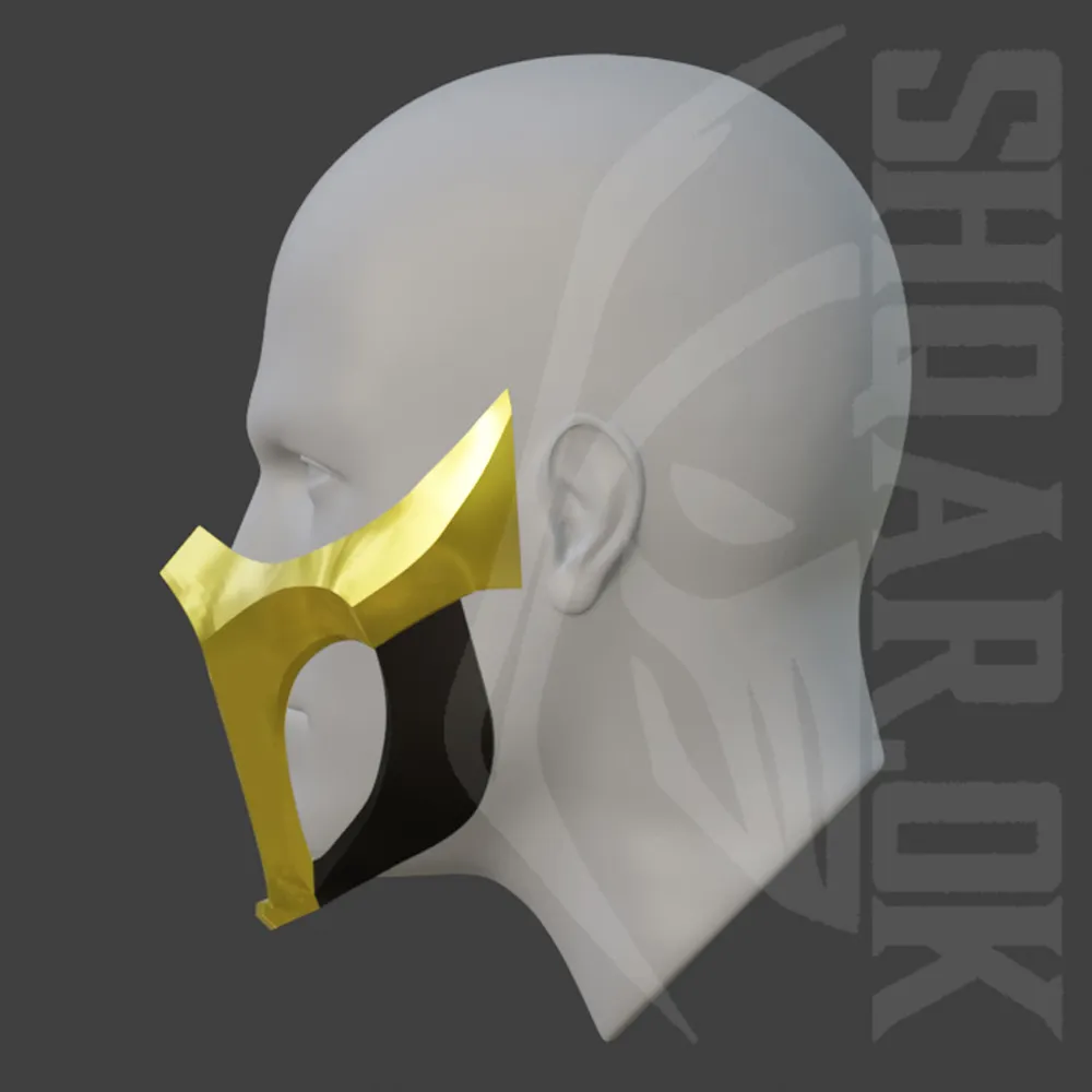 Scorpion mask from MK11 - Harumi guardian by ShQ@r.Ok MakerWorld ...