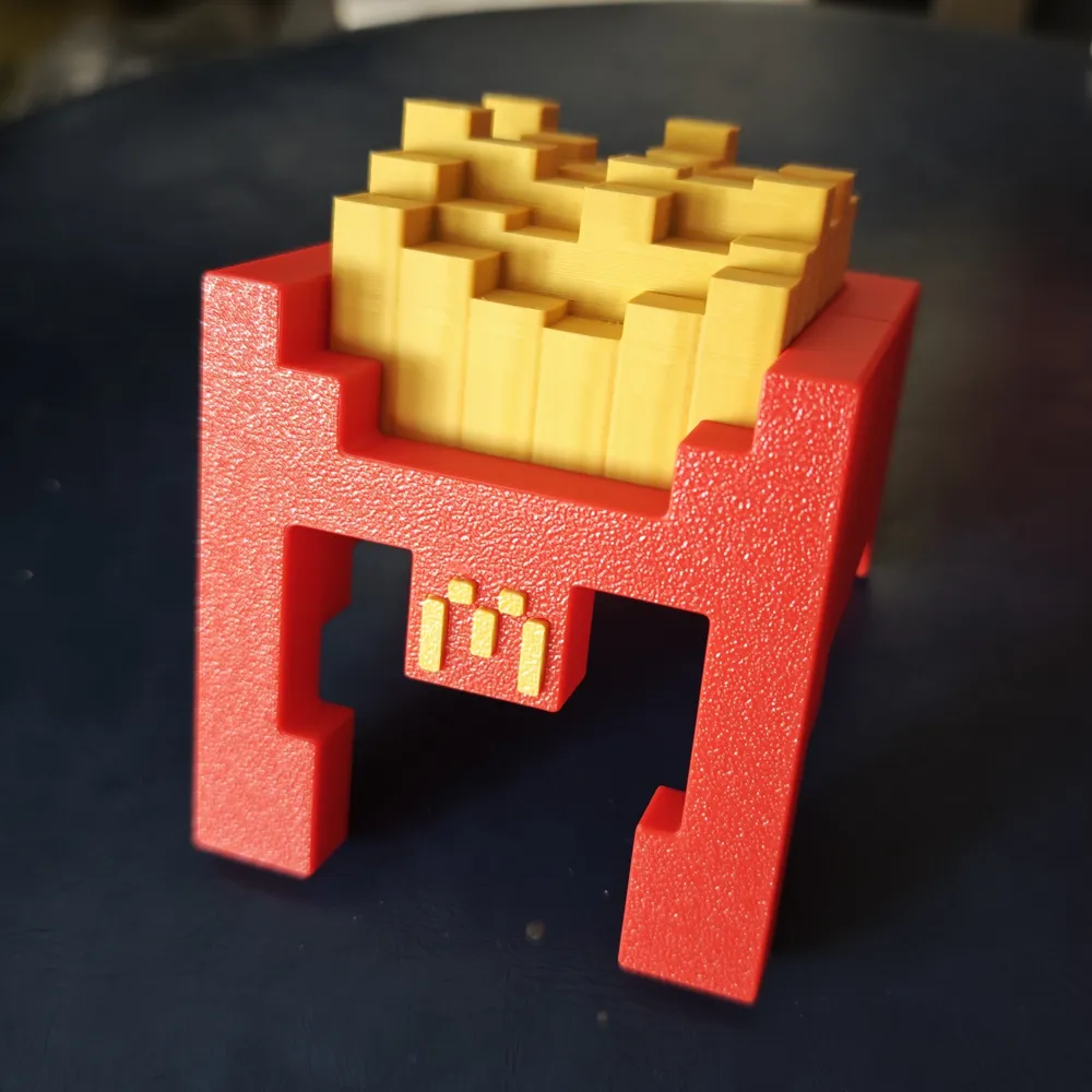 McDonald's Fries Helmet - Cat Helmet by Carl的造物集（Global） MakerWorld ...