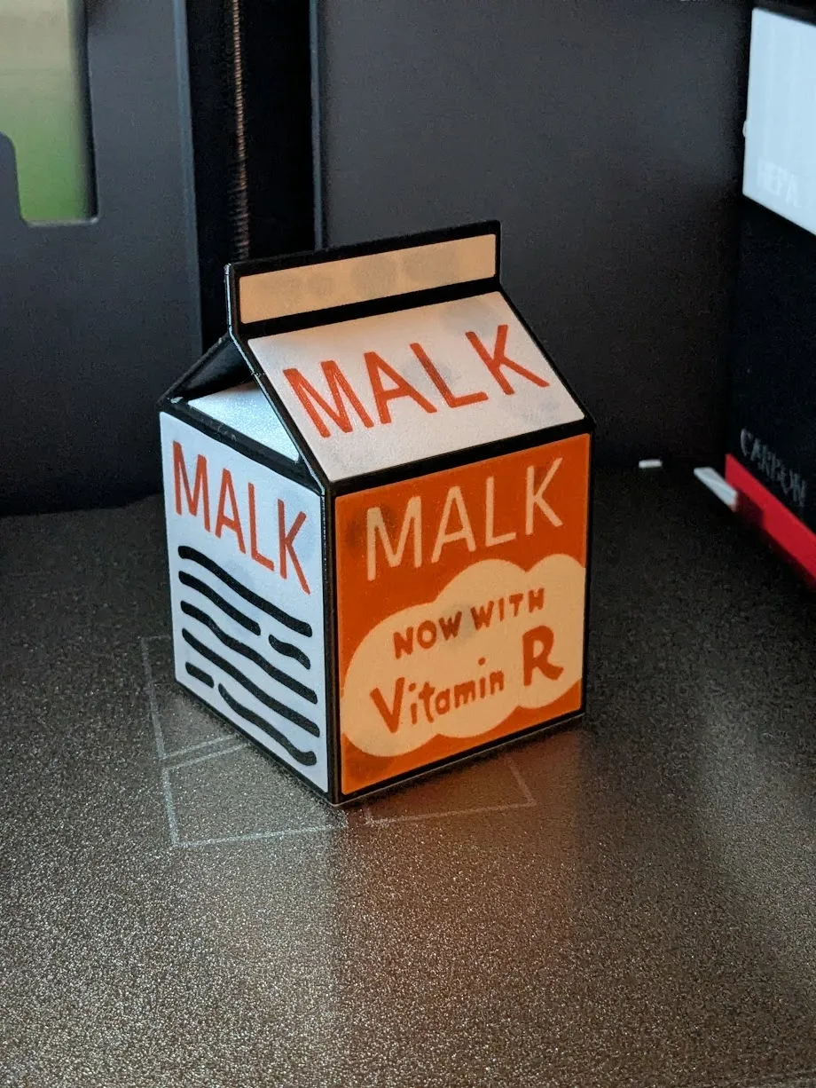 MALK Carton from The Simpsons by Tacitus Kilgore MakerWorld: Download ...
