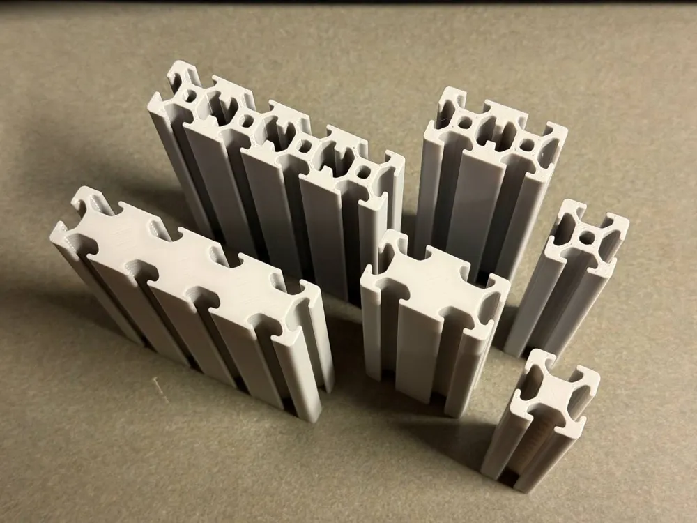 Parametric 2020 Aluminum Extrusion Vertical Print - Free 3D Print Model ...