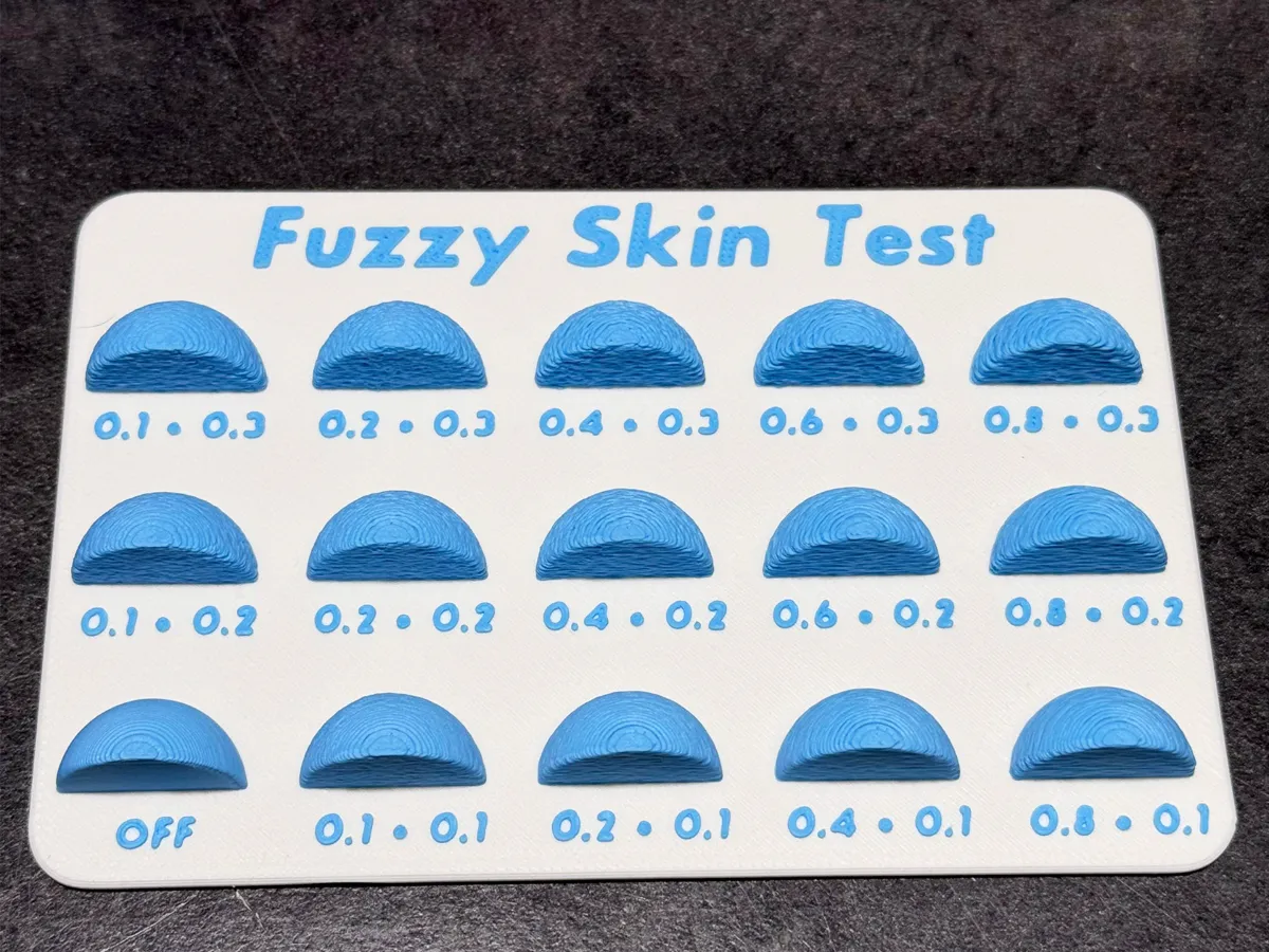 Fuzzy Skin Test - Free 3D Print Model - MakerWorld