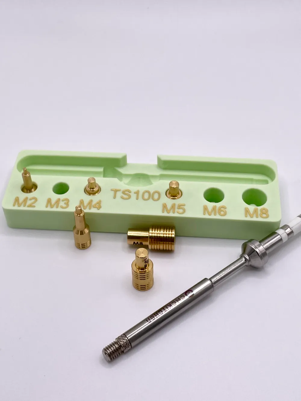 Threaded Inserts and TS100 Tip Storage by Rustam - MakerWorld