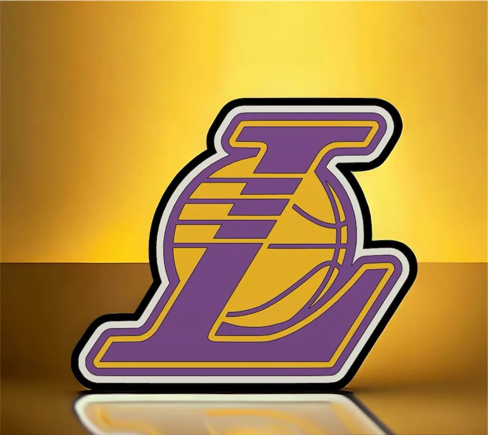 Los Angeles Lakers LED Lamp by Codyinbody3 - MakerWorld