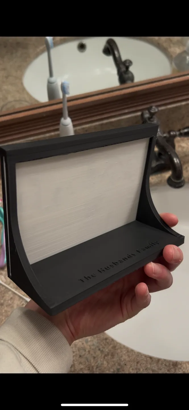 Curved Full Lithophane Frame For 4x6 Inch - Free 3D Print Model ...