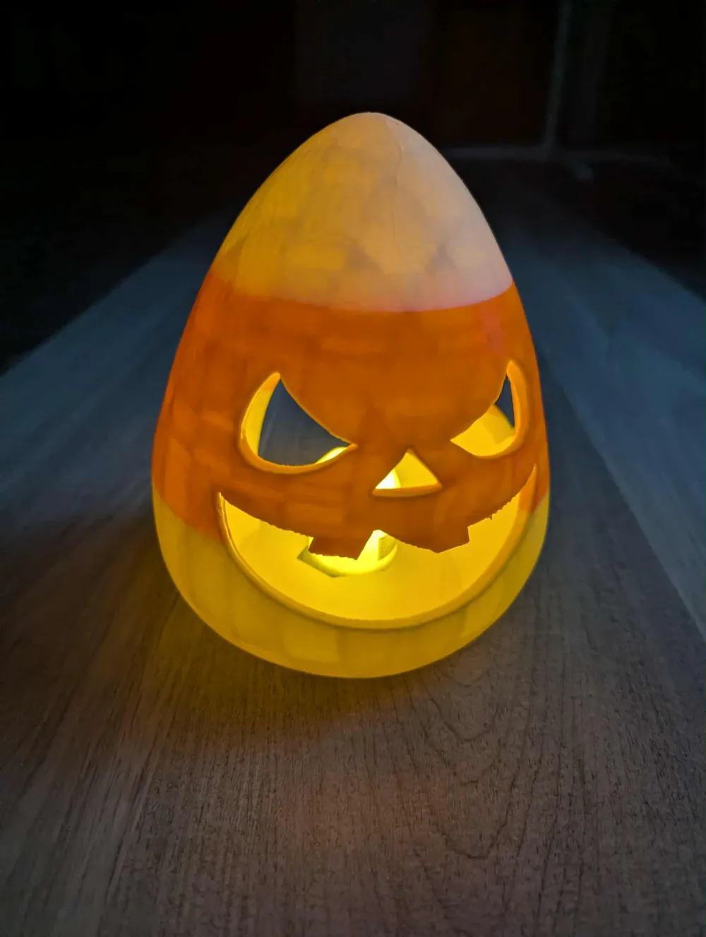 Stacked Candy Corn Jack-O’-Lantern candy dishTower - Free 3D Print ...