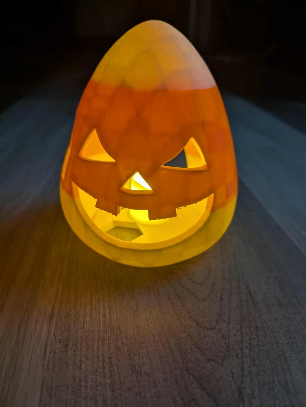 Stacked Candy Corn Jack-O’-Lantern candy dishTower - Free 3D Print ...