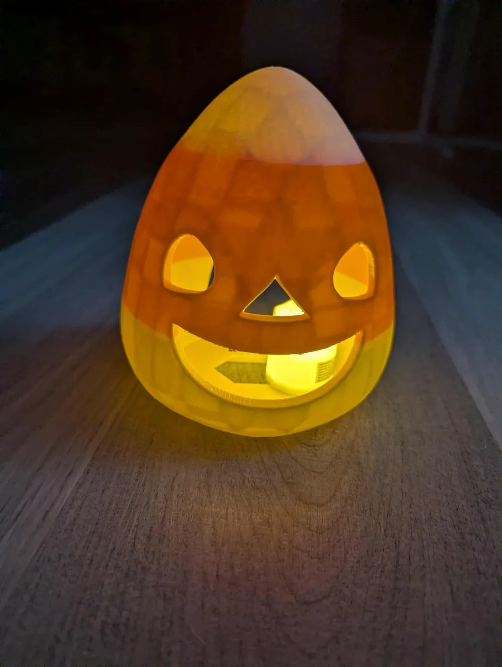 Stacked Candy Corn Jack-O’-Lantern candy dishTower - Free 3D Print ...