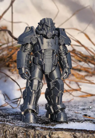 Fallout T-60 Power Armor – 3D Printed Figure - Free 3D Print Model ...