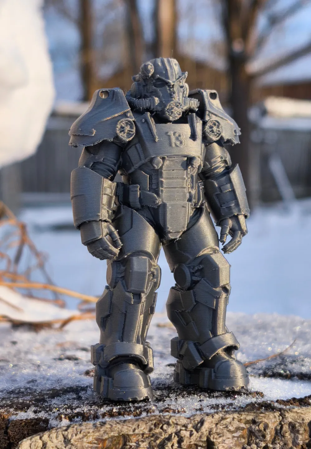 Fallout T-60 Power Armor – 3D Printed Figure - Free 3D Print Model ...