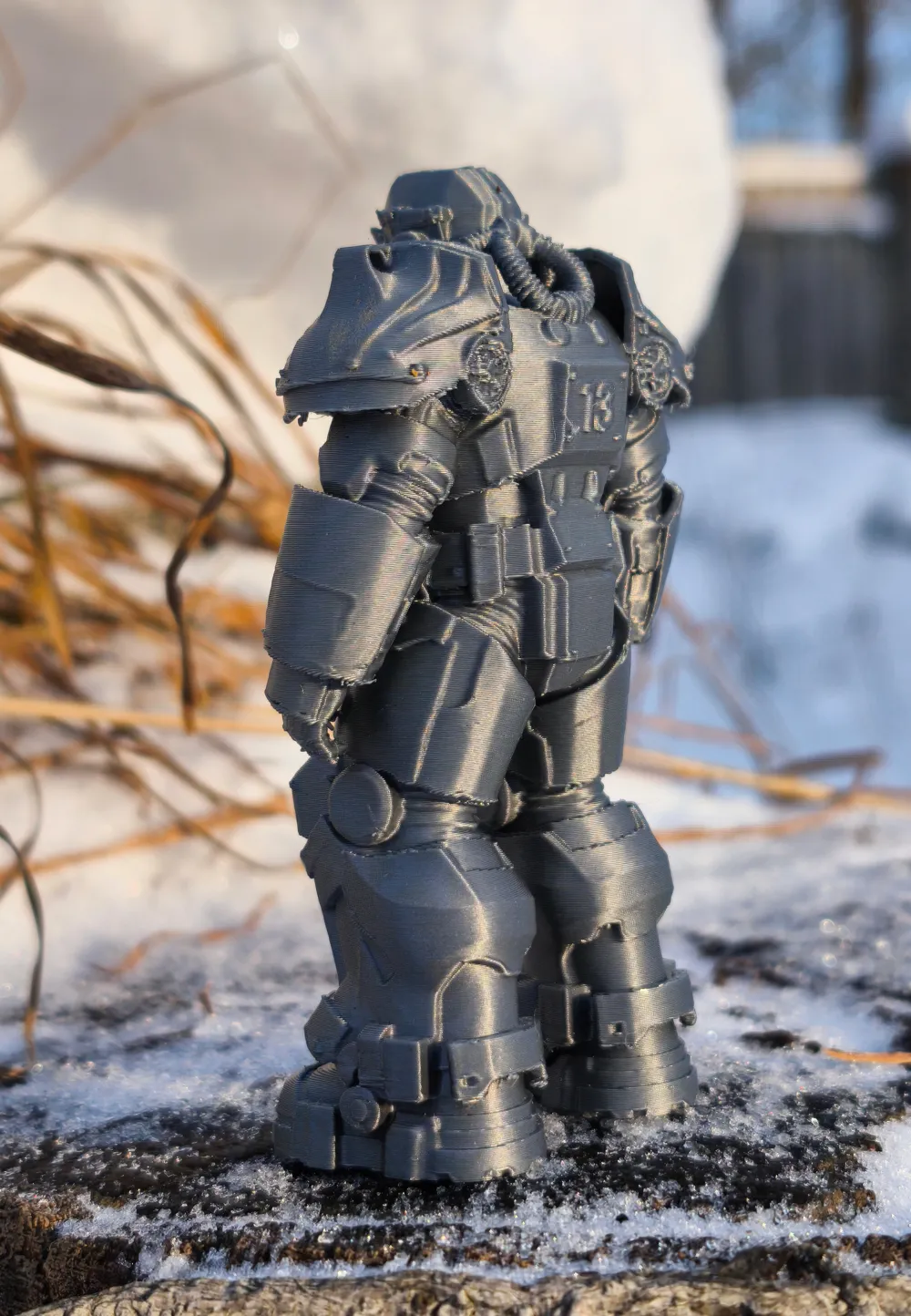 Fallout T-60 Power Armor – 3D Printed Figure - Free 3D Print Model ...