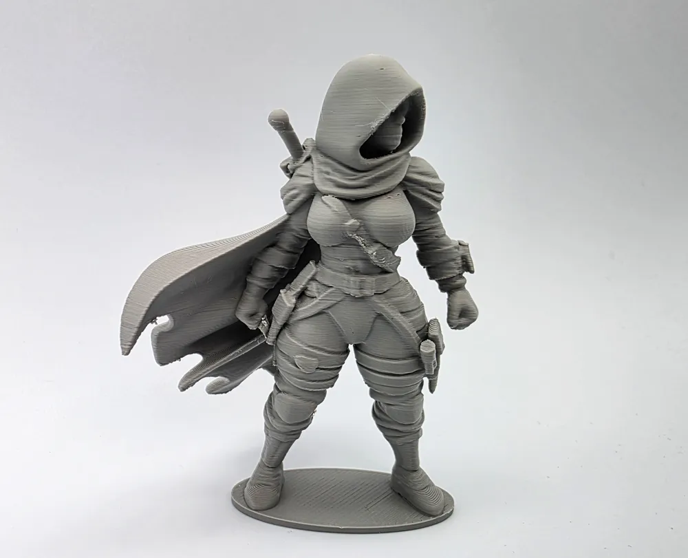 Female Hooded Assassin Figurine by Triple G Workshop MakerWorld ...