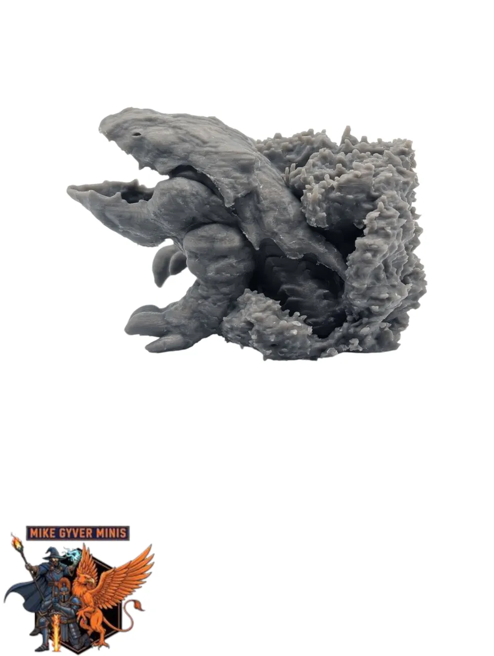 DnD TTRPG Bulette Miniature - Free 3D Print Model - MakerWorld