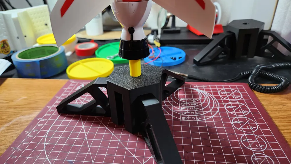 Model Rocket Display Stand (Base and Legs) by DrnkenR0bot MakerWorld ...