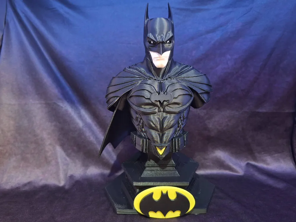 Batman Dark Knight Bust detailed Multi-Part Bust - Free 3D Print Model ...