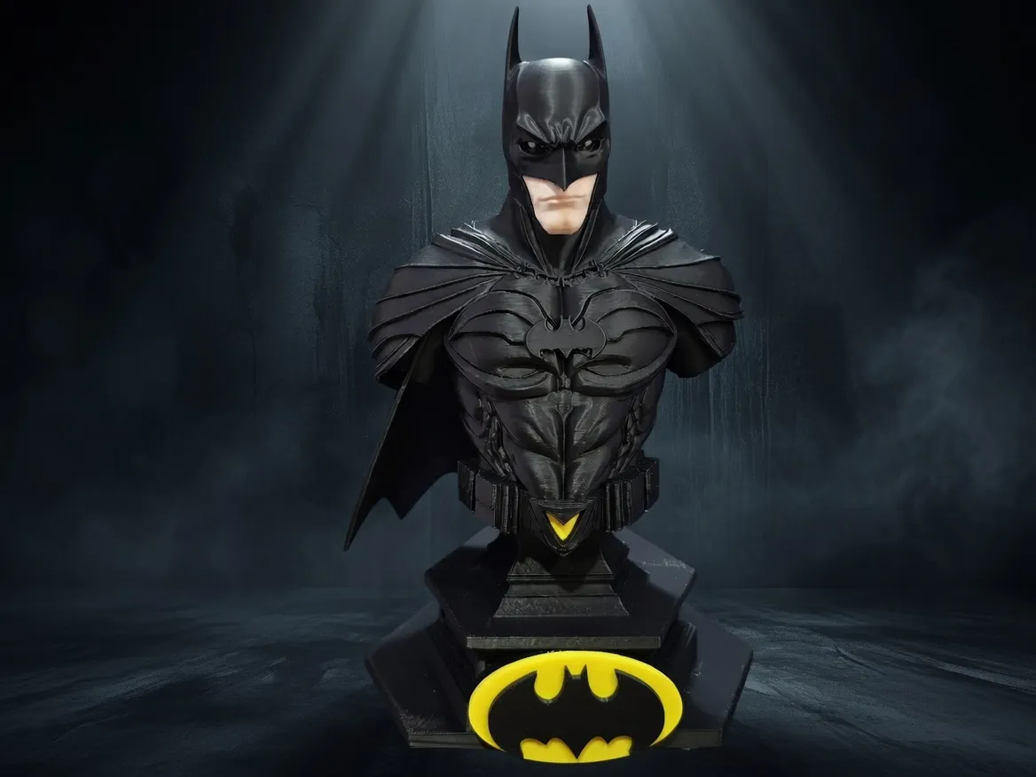 Batman Dark Knight Bust detailed Multi-Part Bust - Free 3D Print Model ...