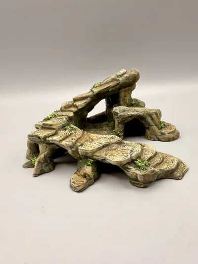 Stone Plateau Caves - Free 3D Print Model - MakerWorld
