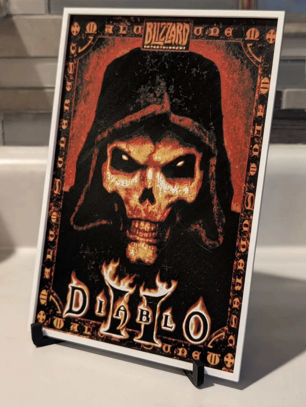 Diablo 2 - Box Cover Art - Free 3D Print Model - MakerWorld