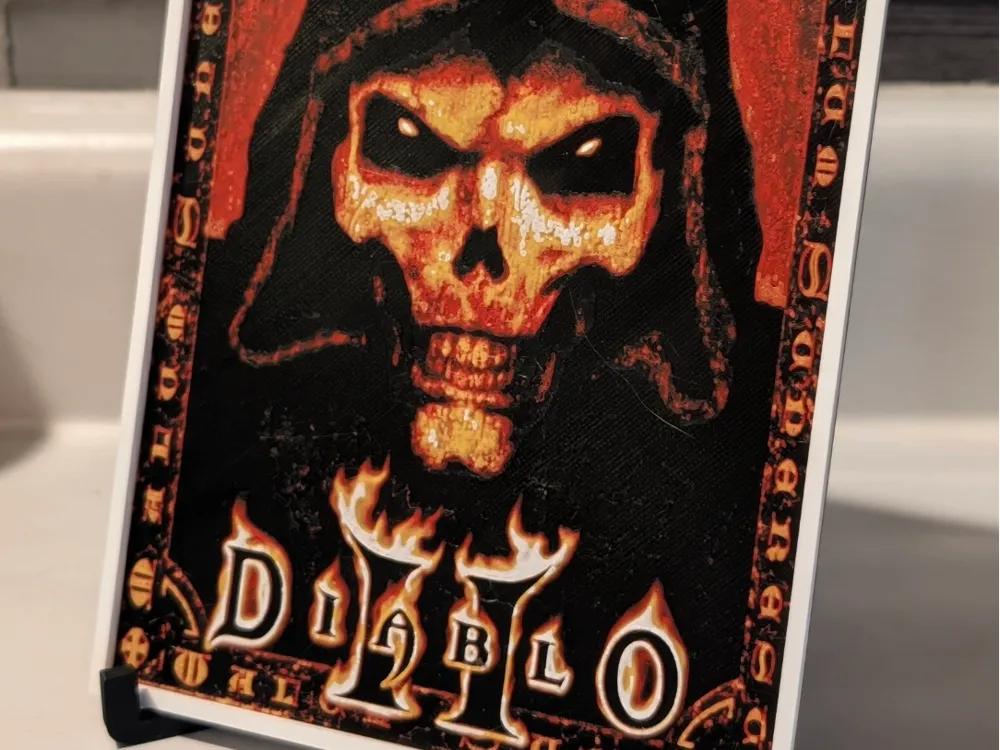 Diablo 2 - Box Cover Art by Serics MakerWorld: Download Free 3D Models