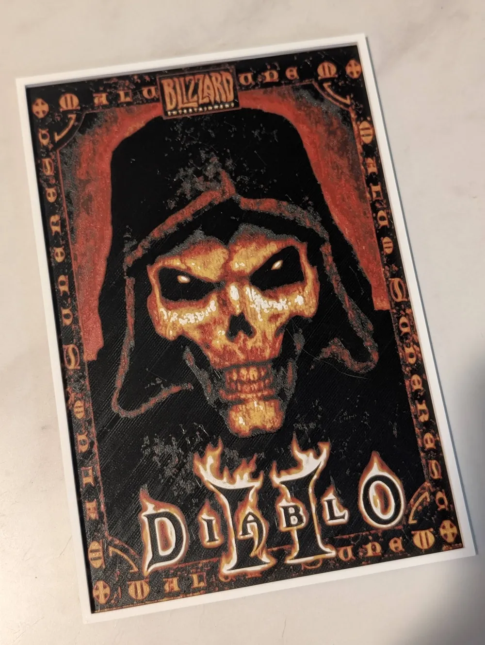 Diablo 2 - Box Cover Art - Free 3D Print Model - MakerWorld