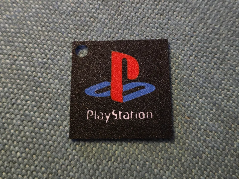 Playstation Logo Child Keychain Design by FrankieMakerWorld: Download ...