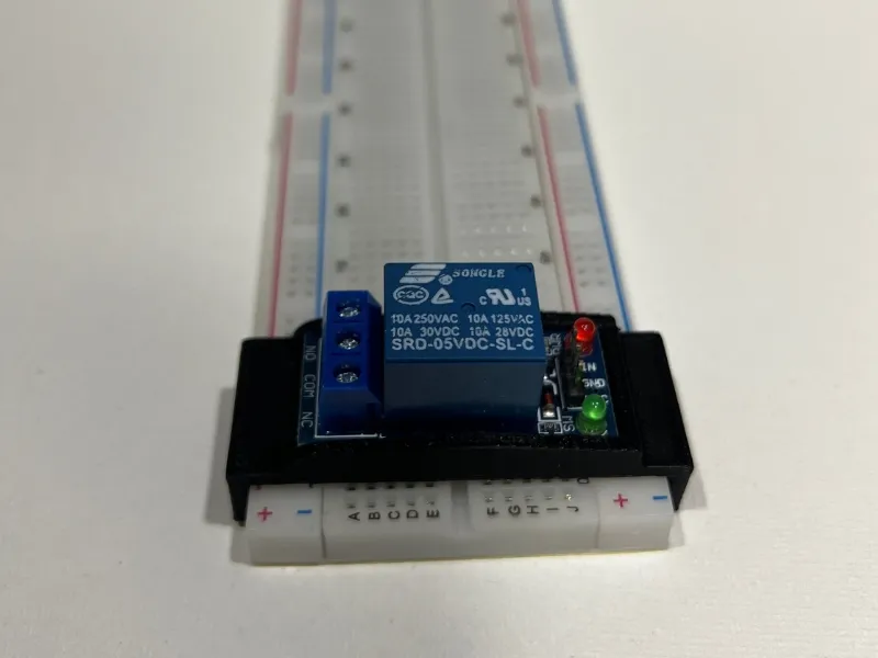 Breadboard Relay Module Mount by LA_RESISTENCIA MakerWorld: Download ...