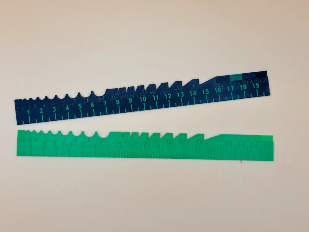 3D Makers Ruler - 20 Centimetres - 20 Minute print by Eternity Labs ...