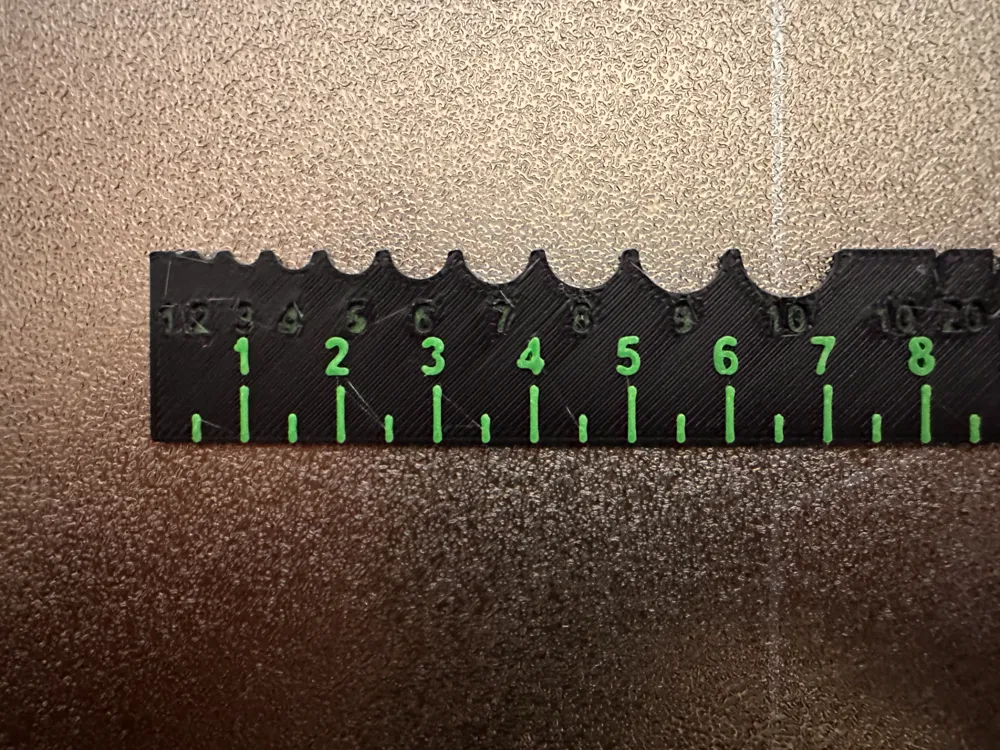 3D Makers Ruler - 20 Centimetres - 20 Minute print by Eternity ...