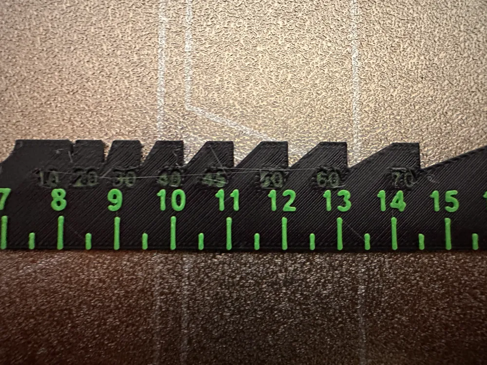 3D Makers Ruler - 20 Centimetres - 20 Minute print by Eternity Labs ...