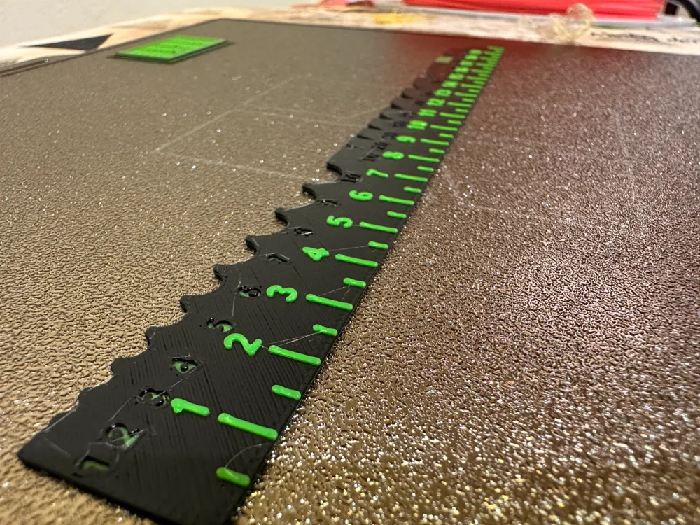 3D Makers Ruler - 20 Centimetres - 20 Minute print by Eternity Labs ...