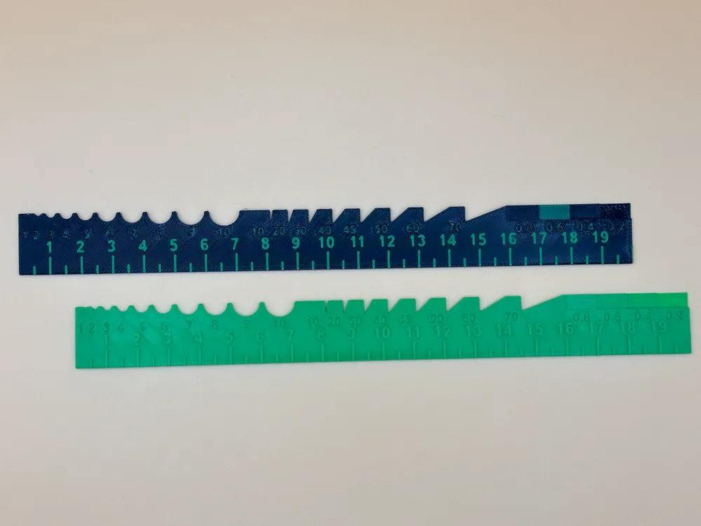 3D Makers Ruler - 20 Centimetres - 20 Minute print by Eternity Labs ...