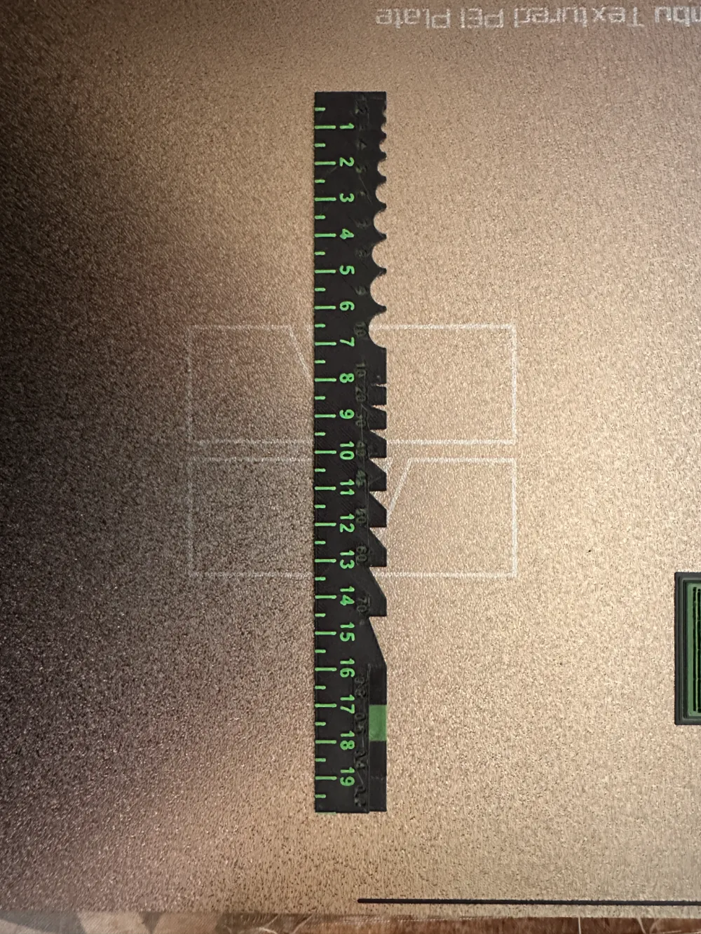 3D Makers Ruler - 20 Centimetres - 20 Minute print by Eternity Labs ...