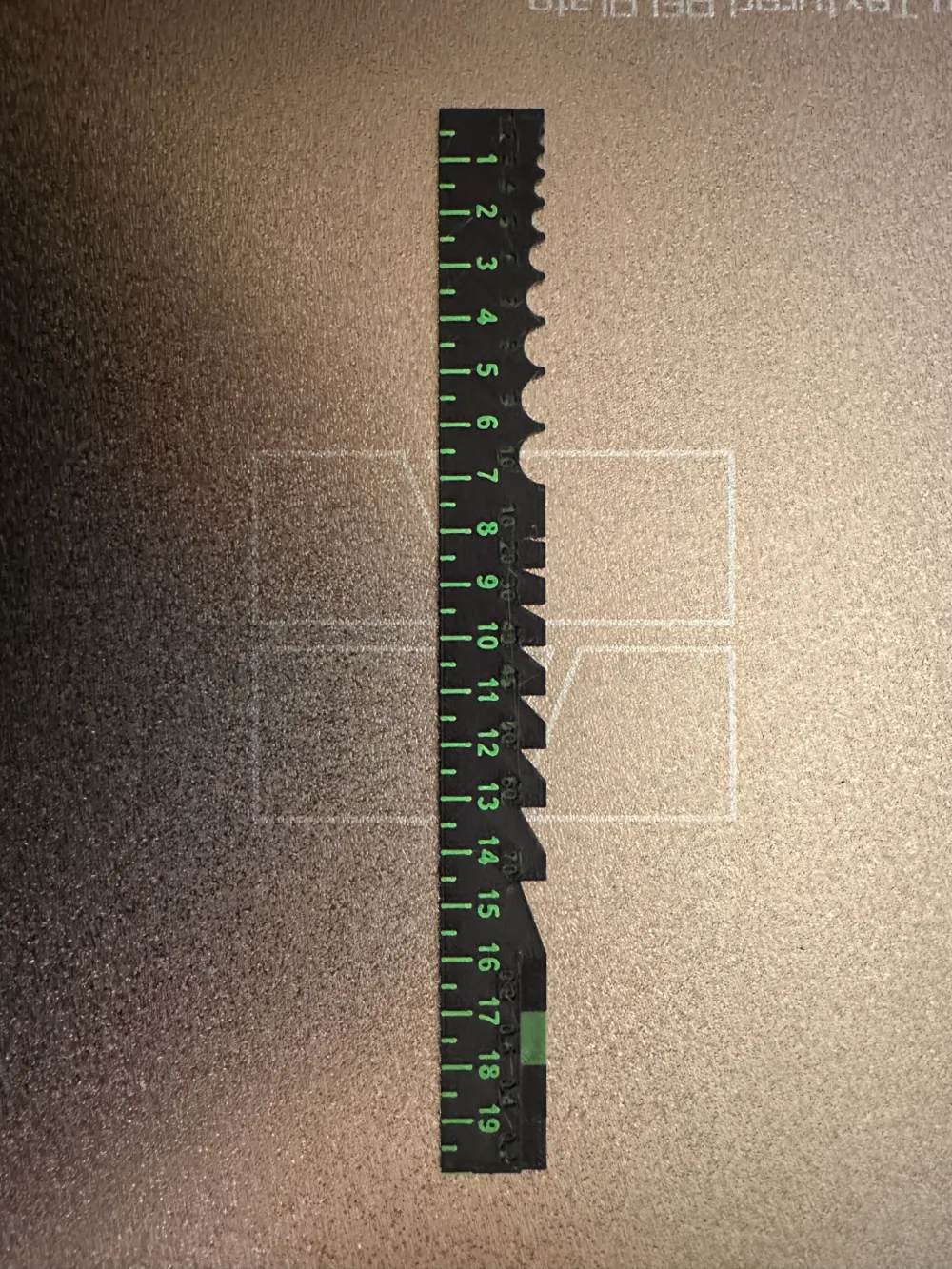 3D Makers Ruler - 20 Centimetres - 20 Minute print by Eternity Labs ...