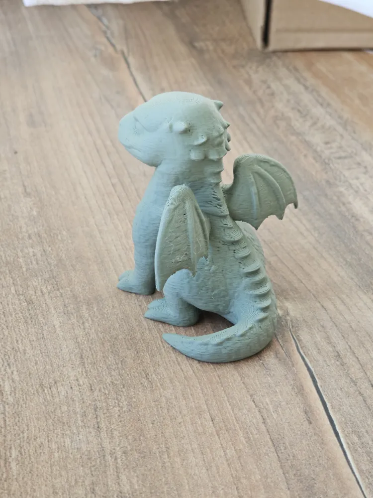 Cute Baby Dragon | Simple Pretty Baby Dragon by 3D Print Gremlin ...
