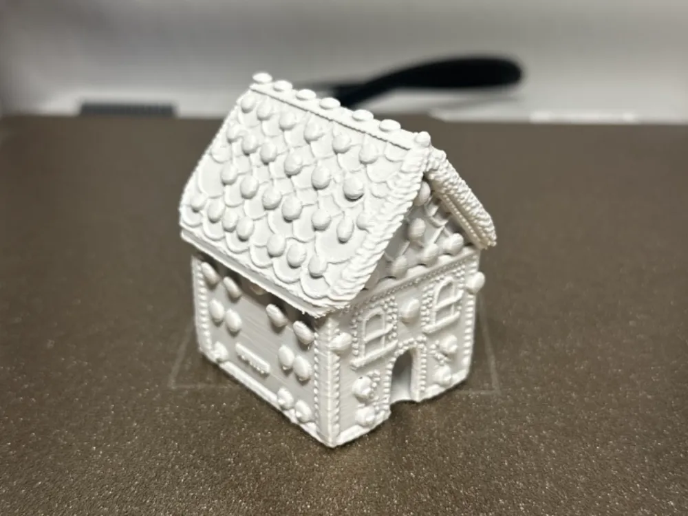 Gingerbread House – Christmas Decoration - Free 3D Print Model - MakerWorld