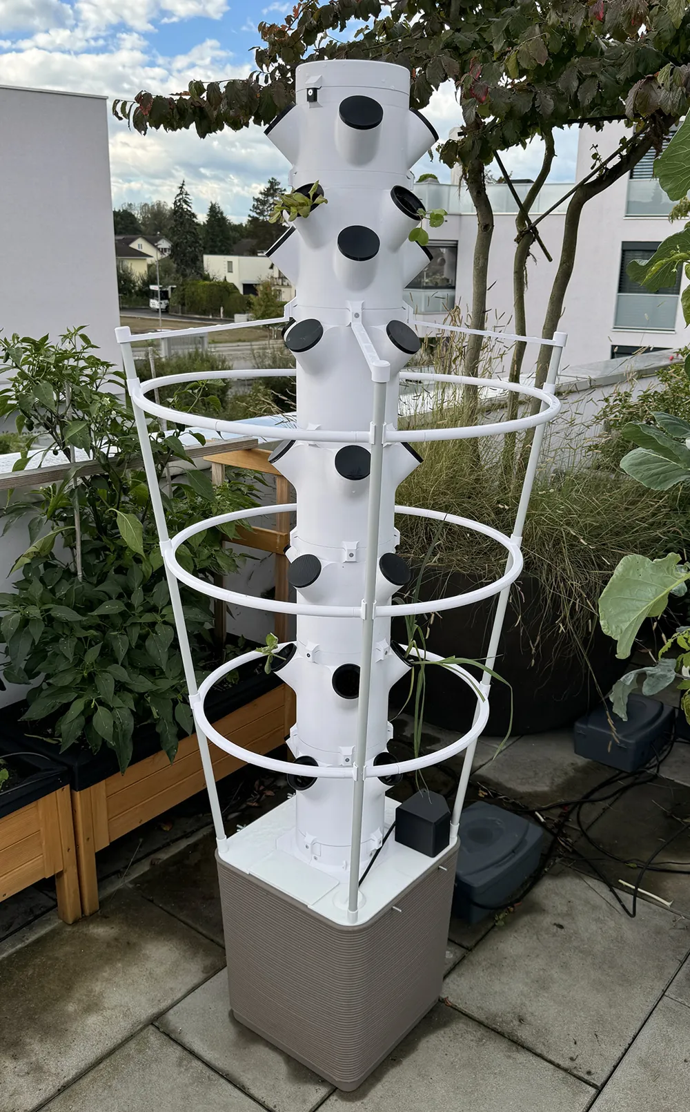 Vertical Garden - Large Hydroponic Vegetable Tower - Free 3D Print ...