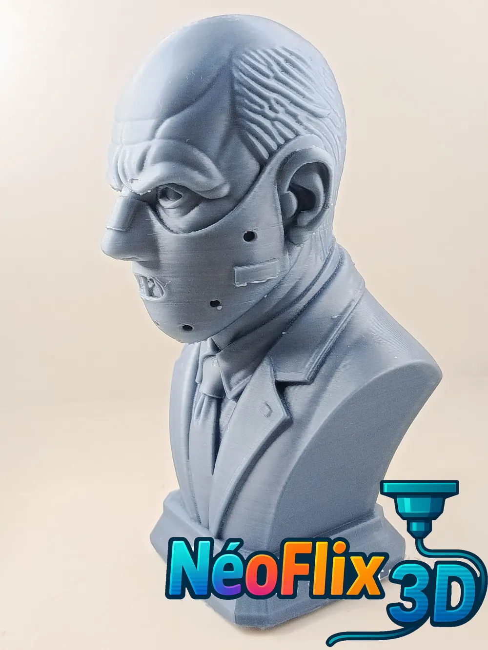 Hannibal Lecter Bust The Silence of the Lambs - Free 3D Print Model ...