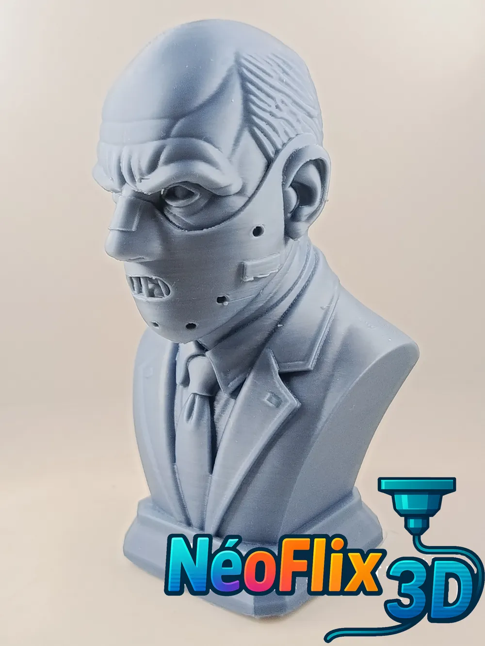 Hannibal Lecter Bust The Silence of the Lambs - Free 3D Print Model ...