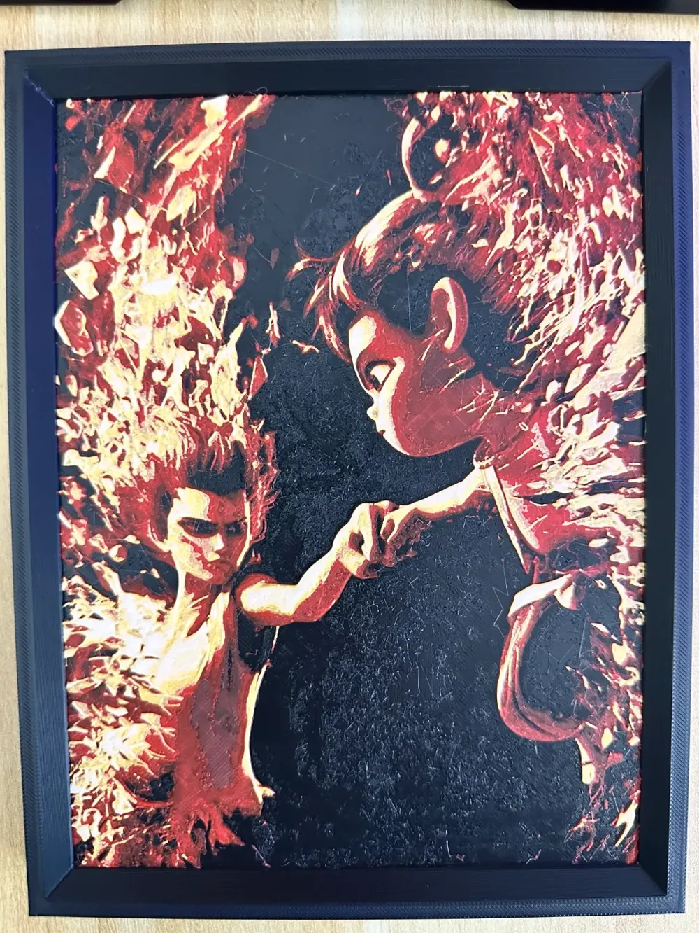 Nezha 3D Color Lithophane Photo With/Without AMS - Free 3D Print Model ...