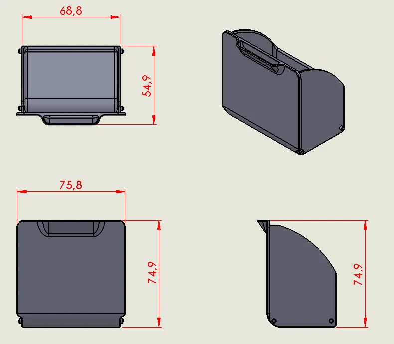 The Tilt box Skadis - Free 3D Print Model - MakerWorld