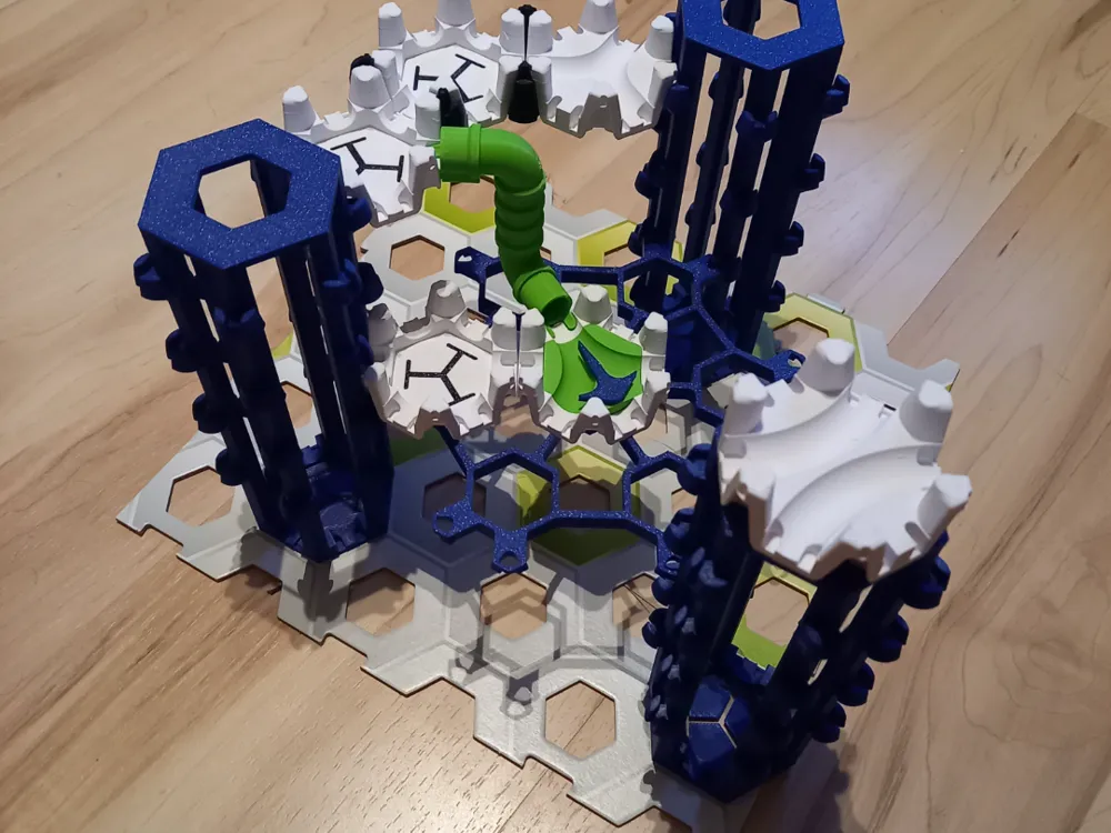 Gravitrax / Skytrax 柱与连接器 - 免费 3D 打印模型 - MakerWorld