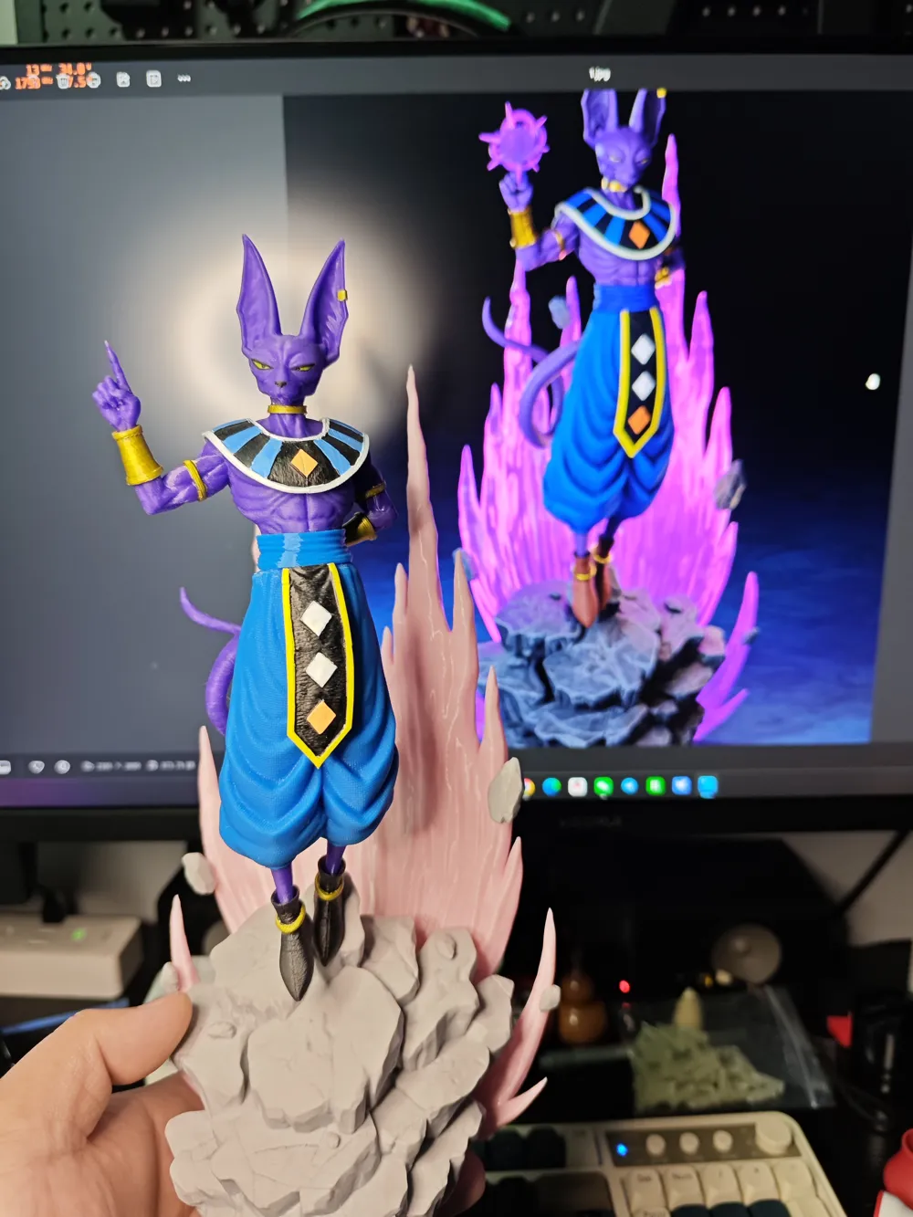 Dragon Ball God of Destruction Beerus by 大写崴 MakerWorld: Download Free ...