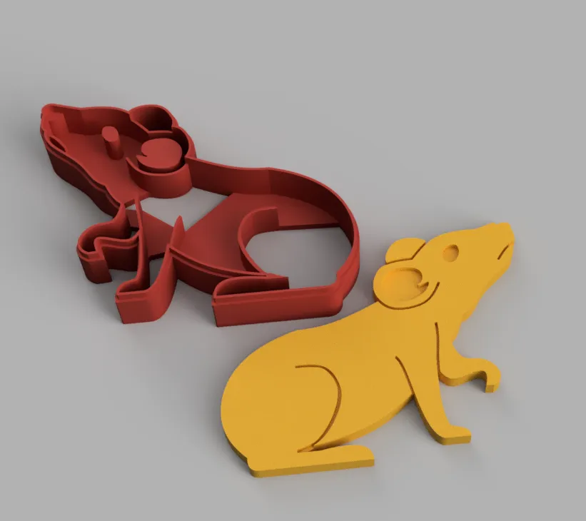 Rat Cookie Cutter by Arctic23 - MakerWorld