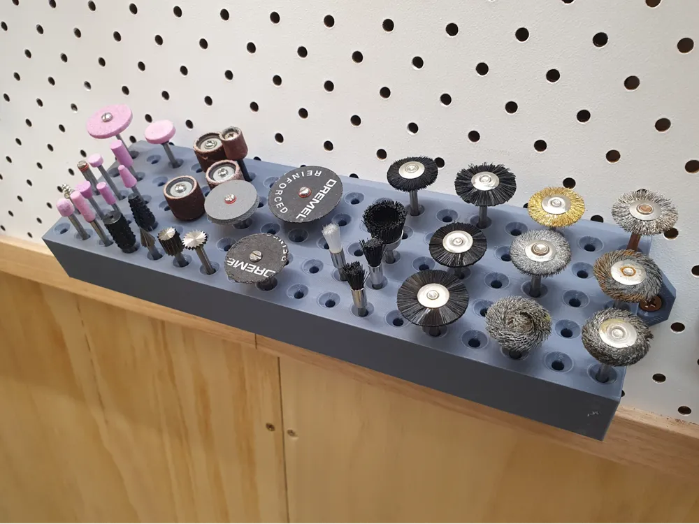 Dremel Bit Holder for Skadis,Pegboard or Wall by maxv MakerWorld ...