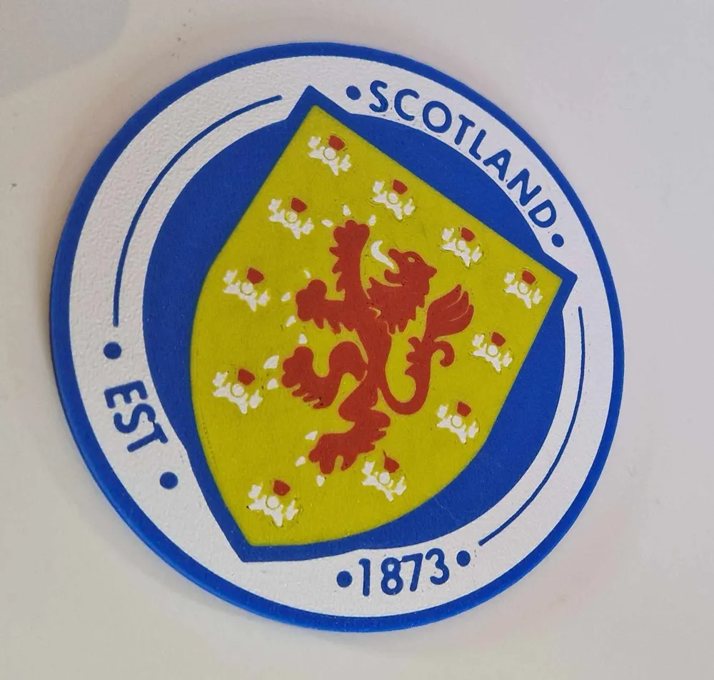 Scotland Nation Football Team Coaster by SA3D Designs MakerWorld ...