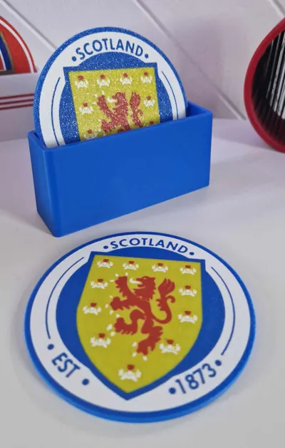 Scotland Nation Football Team Coaster by SA3D Designs MakerWorld ...