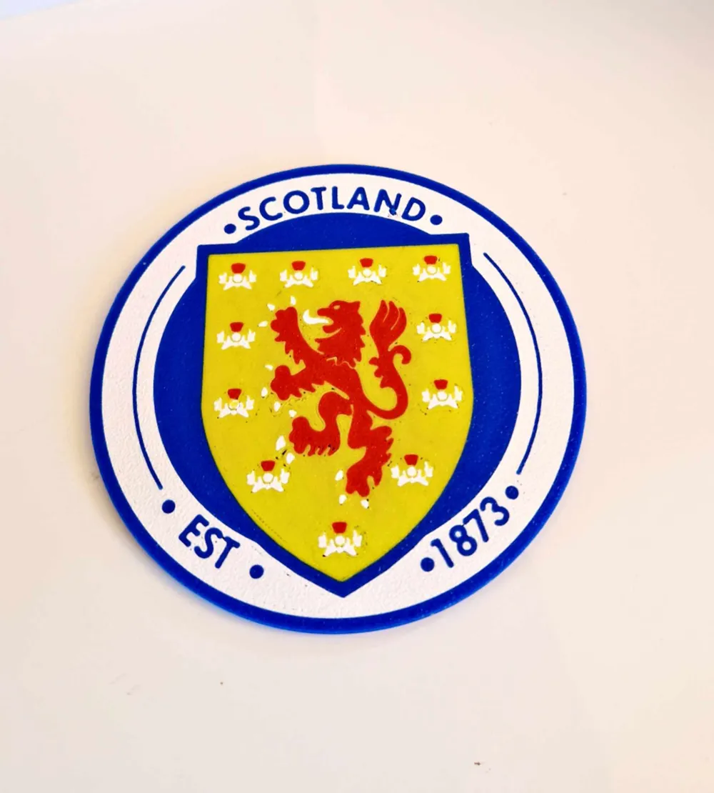 Scotland Nation Football Team Coaster by SA3D Designs MakerWorld ...