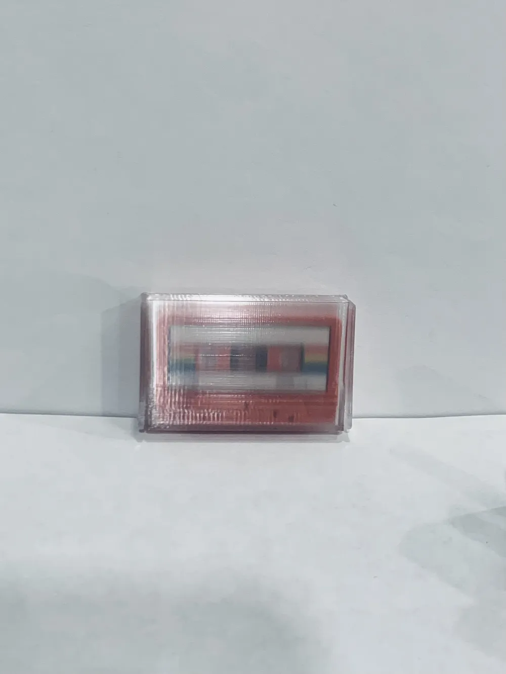 Miniature 1/3 Scale Audio Cassette with Cover - Free 3D Print Model ...